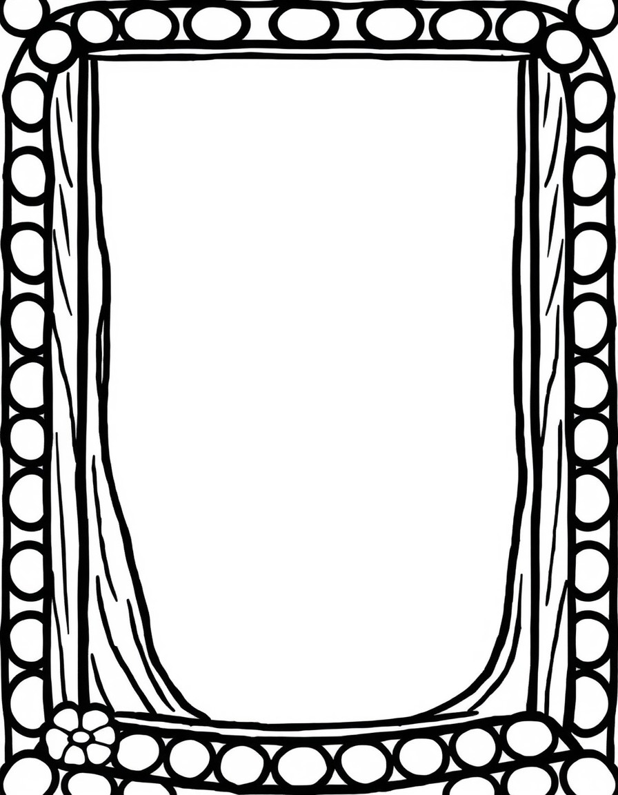 Frames and Borders Coloring Pages - Cool Coloring Pages