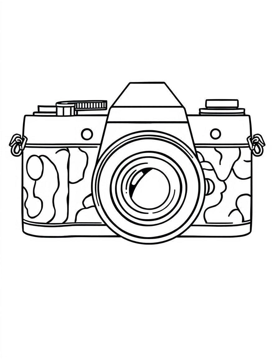 Cameras Coloring Pages - Cool Coloring Pages