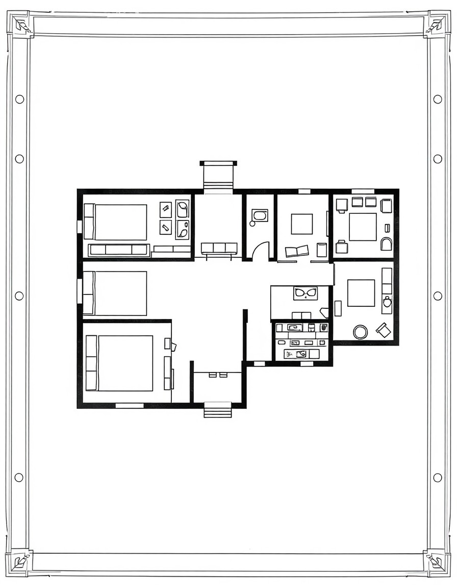 House Plans Coloring Pages - Cool Coloring Pages