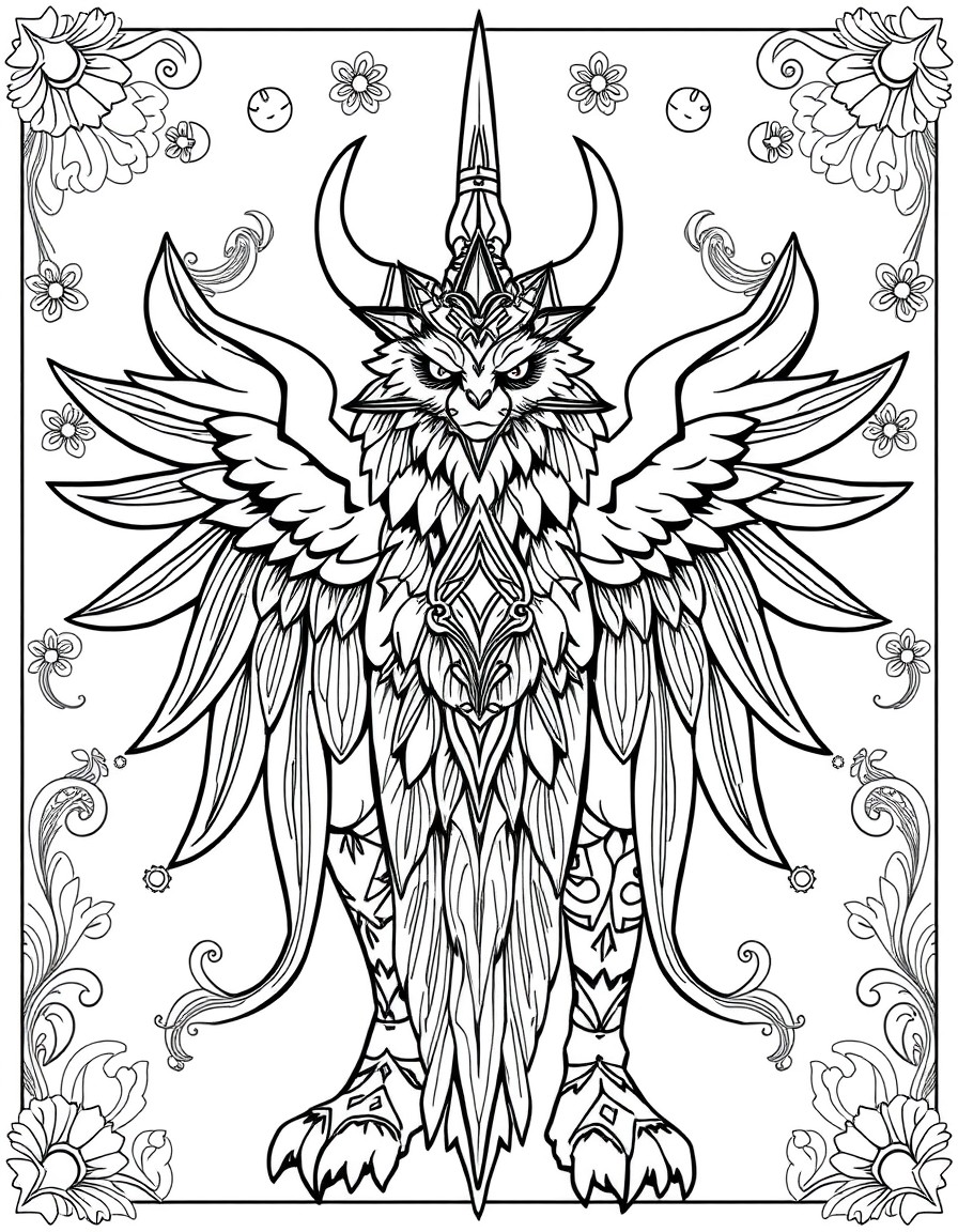Solo Leveling Coloring Pages - Cool Coloring Pages