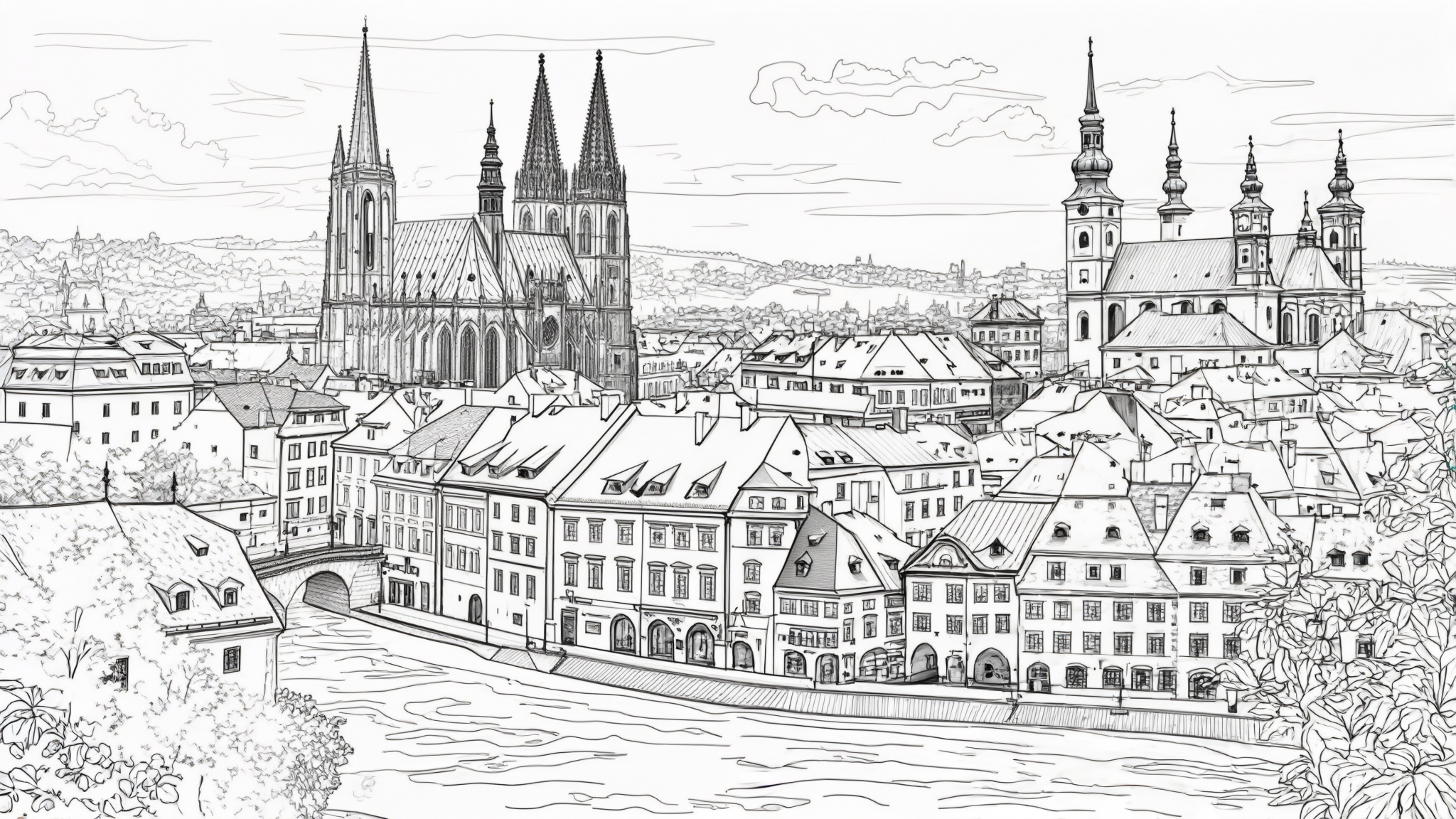 European Cities Coloring Pages - Cool Coloring Pages