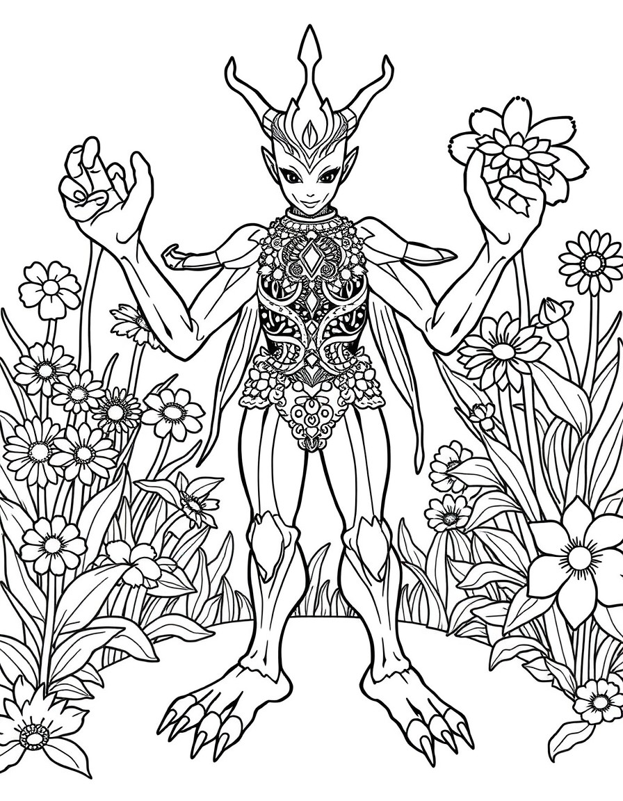 Magical Gardens Coloring Pages - Cool Coloring Pages