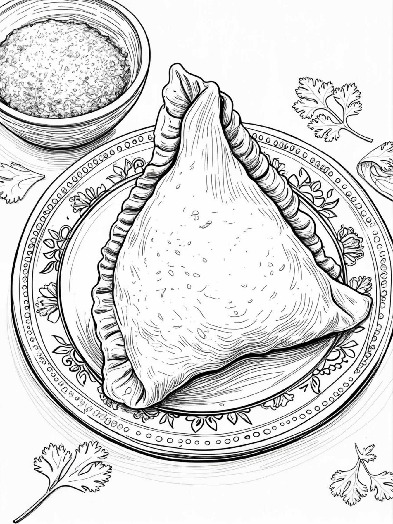 Indian Cuisine Coloring Pages - Cool Coloring Pages