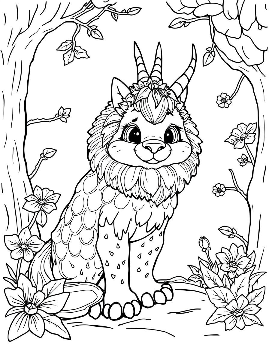 Magical Creatures Coloring Pages - Cool Coloring Pages