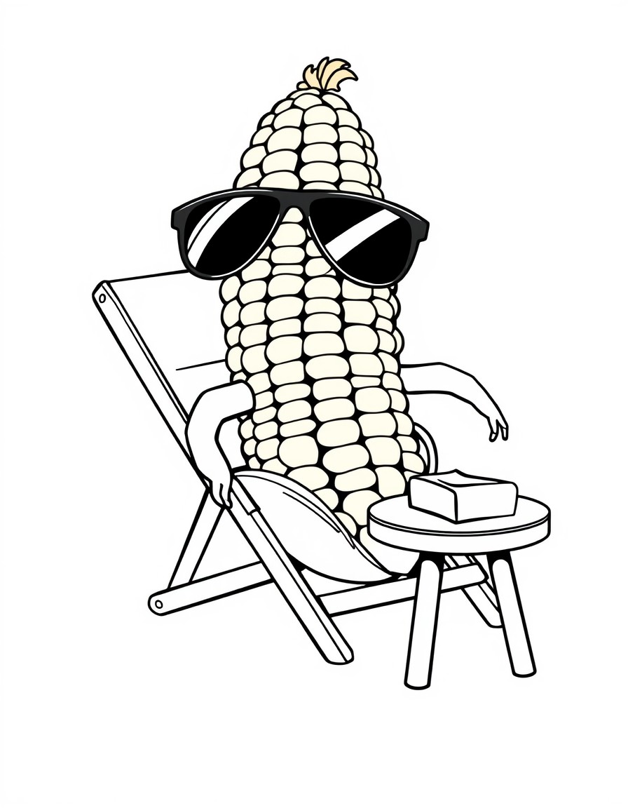 Funny Food Coloring Pages - Cool Coloring Pages