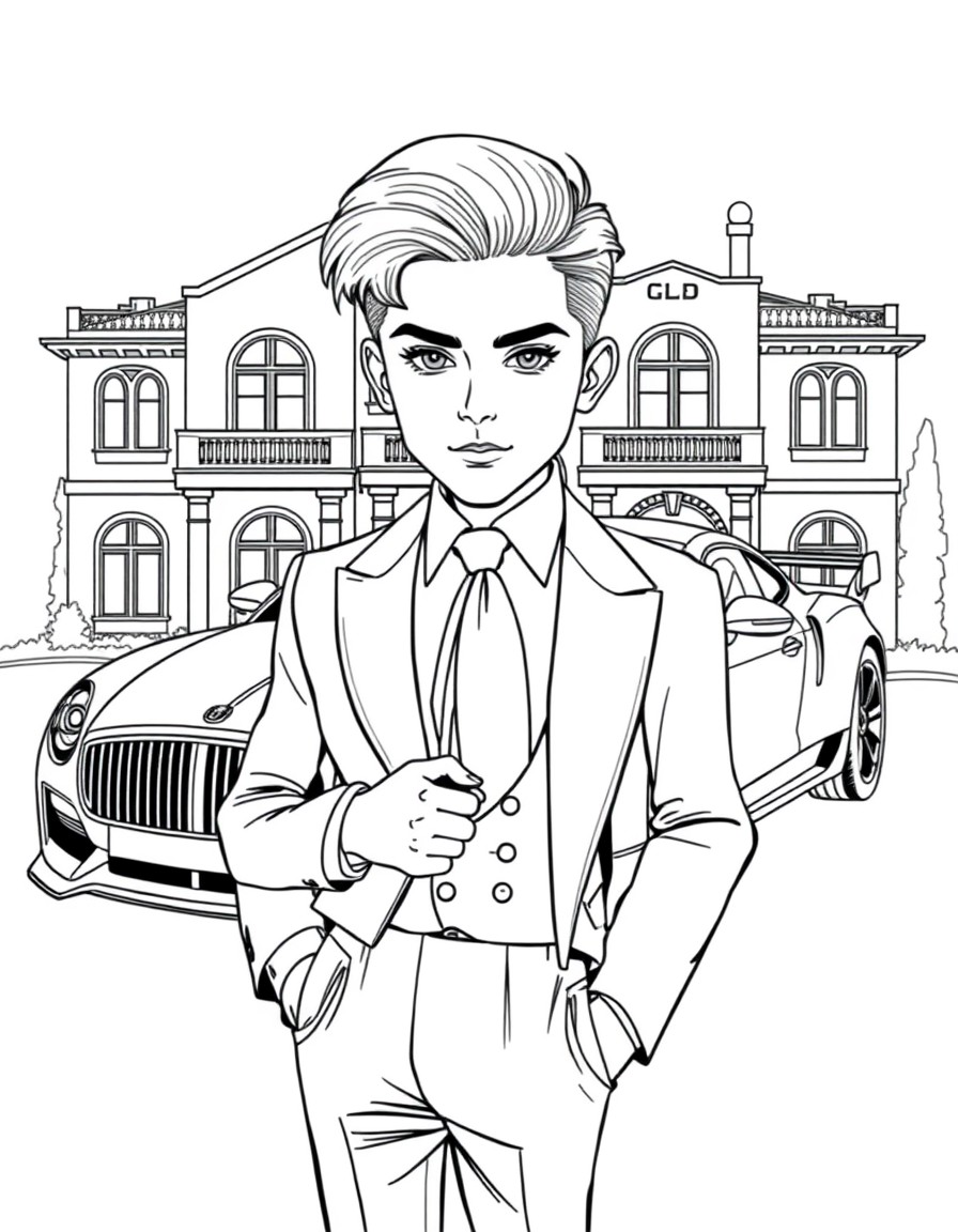 Wealthy Kids Coloring Pages - Cool Coloring Pages