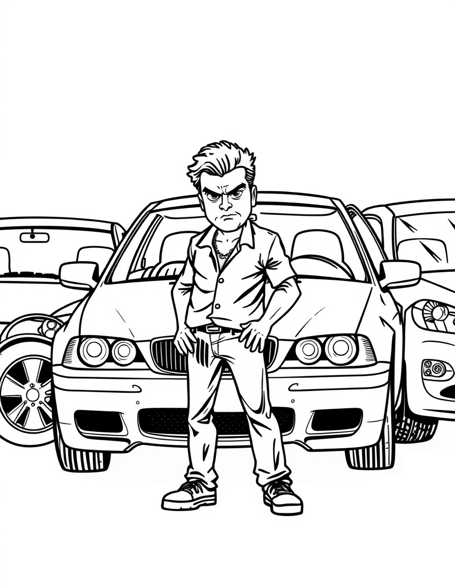 Frustrated Drivers Coloring Pages - Cool Coloring Pages