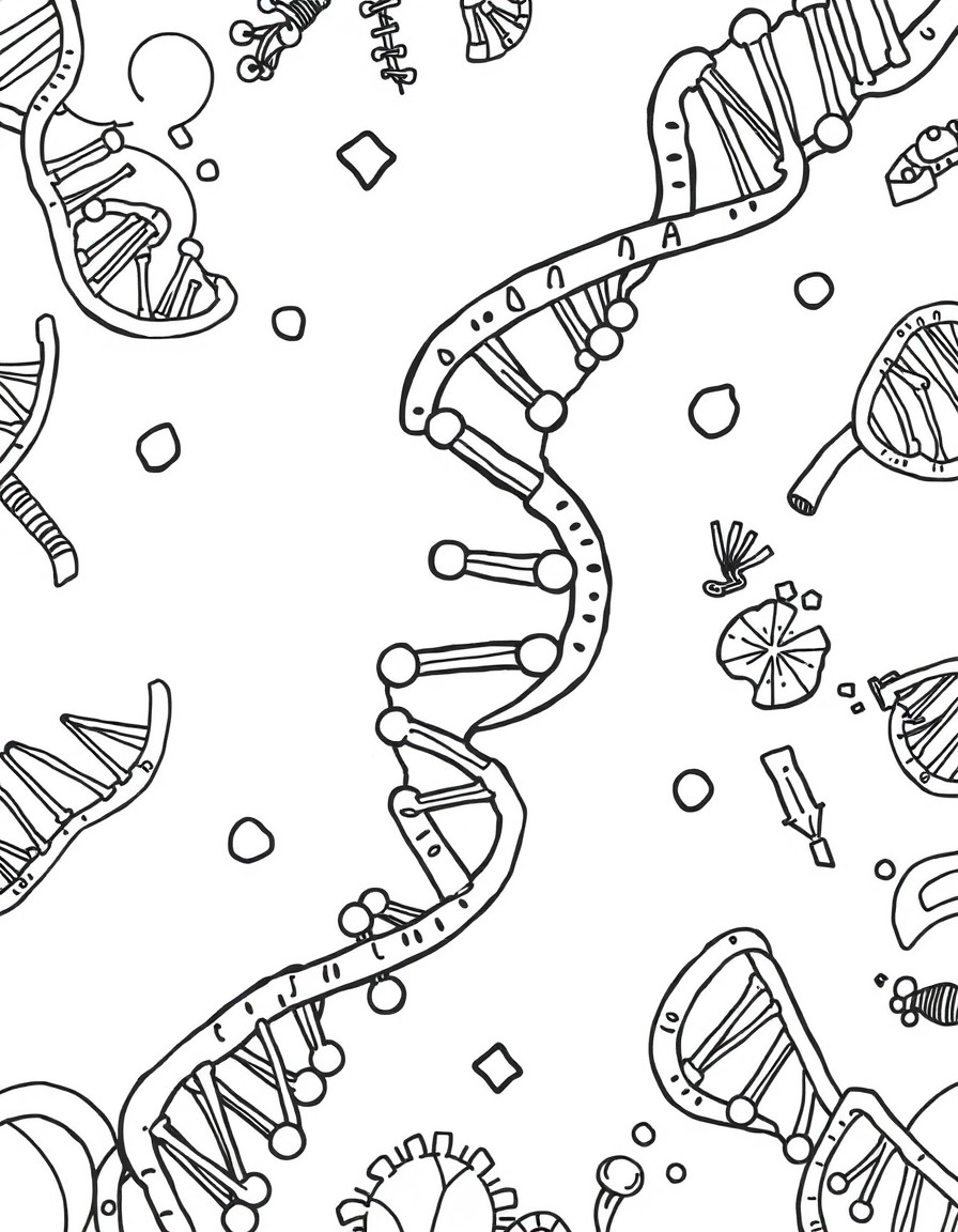 DNA Coloring Pages - Cool Coloring Pages