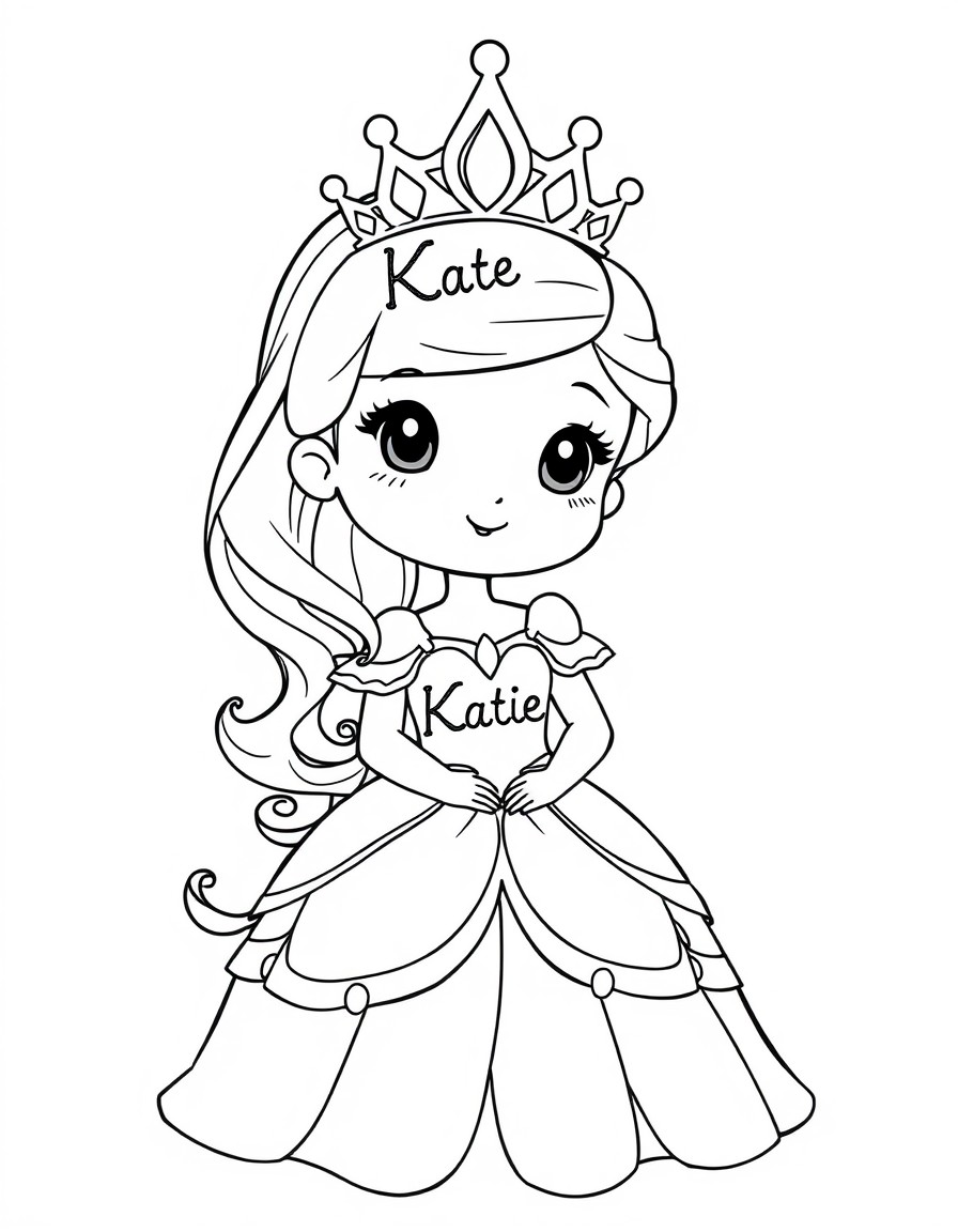 Cute Princesses Coloring Pages - Cool Coloring Pages