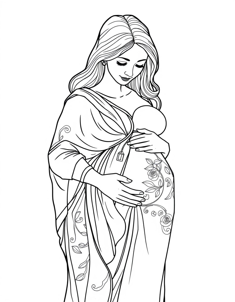 Birth Support Coloring Pages - Cool Coloring Pages