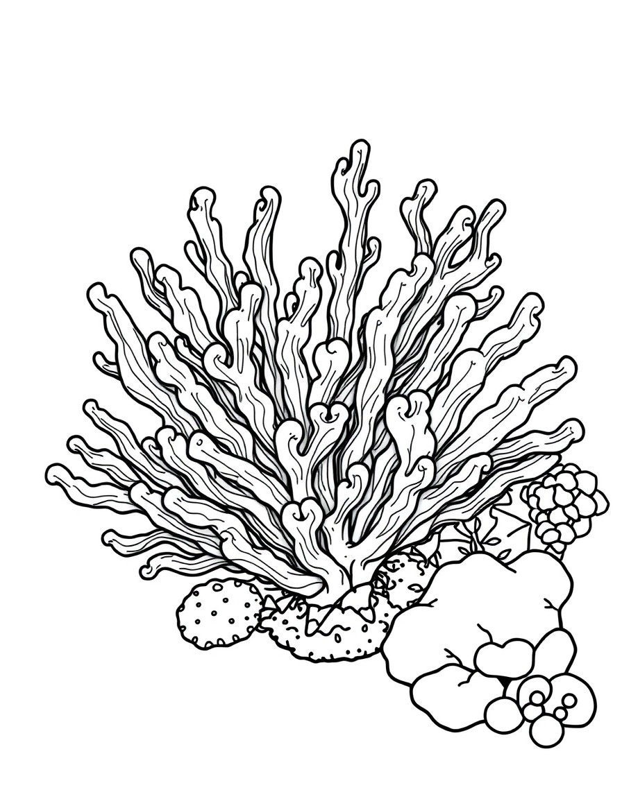 Corals Coloring Pages - Cool Coloring Pages