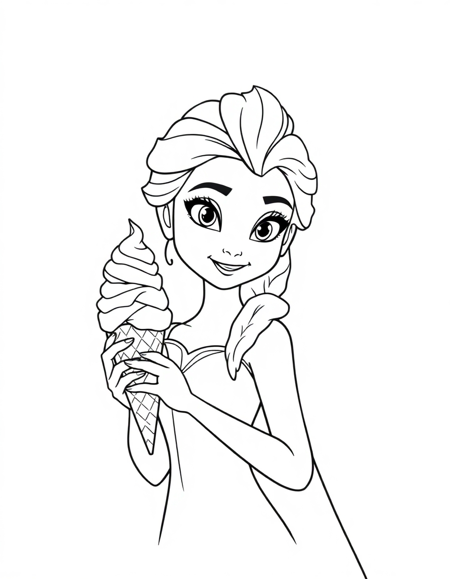 Frozen Elsa Coloring Pages - Cool Coloring Pages