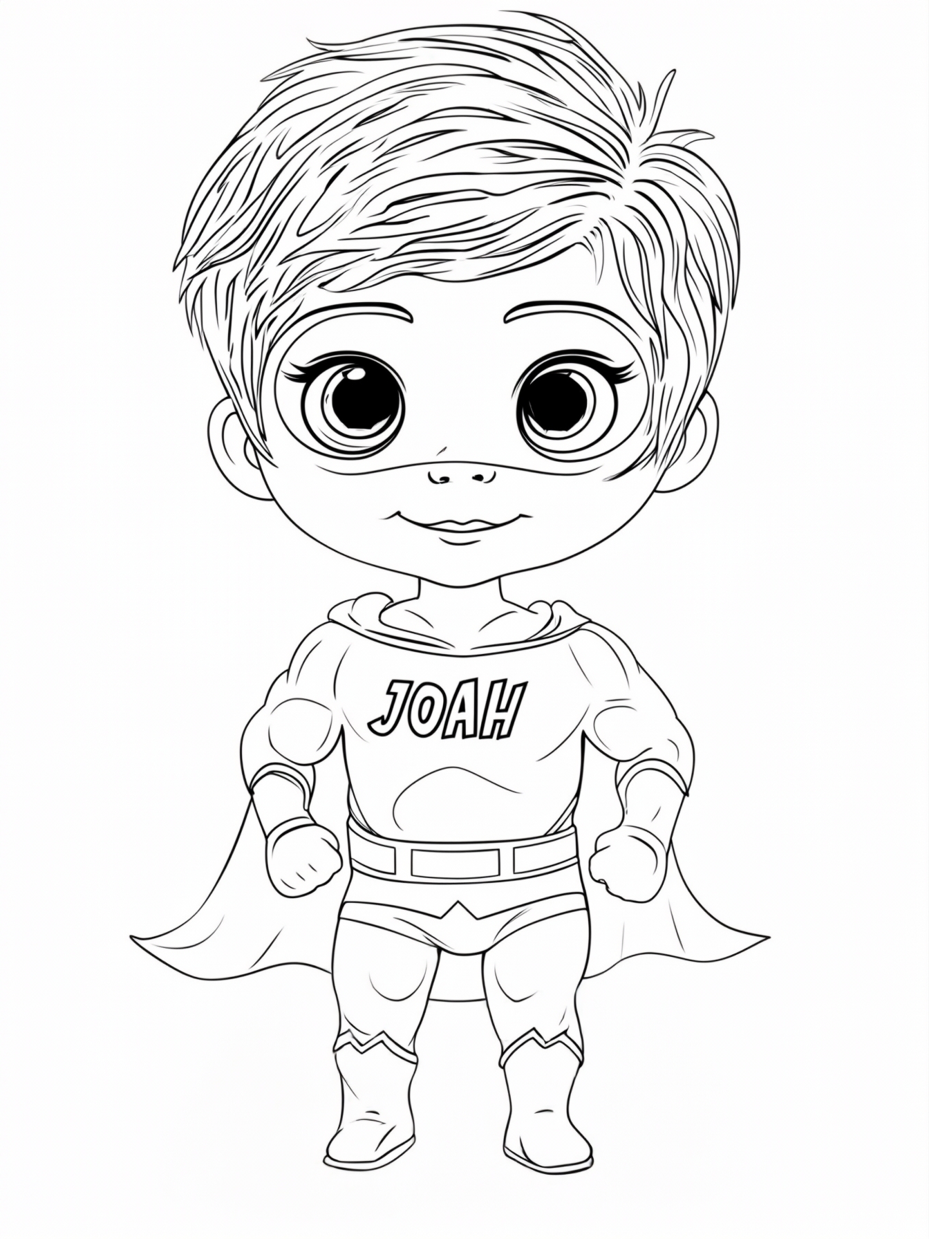 Cute Superheroes Coloring Pages - Cool Coloring Pages