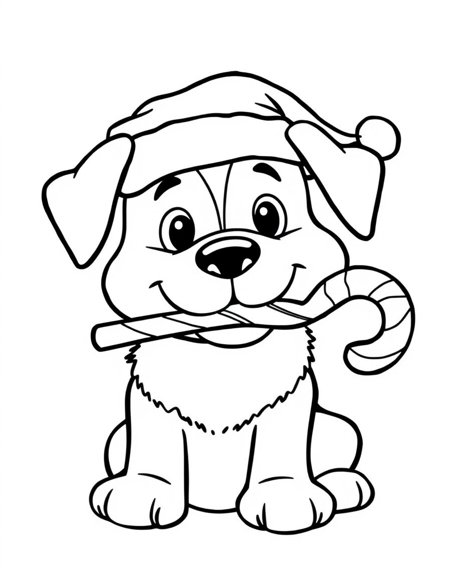 Christmas Puppy Adventures Coloring Pages - Cool Coloring Pages