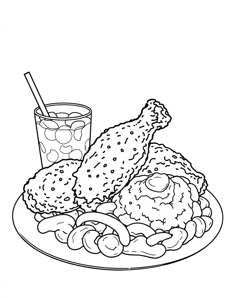 Food Fun Coloring Pages - Cool Coloring Pages