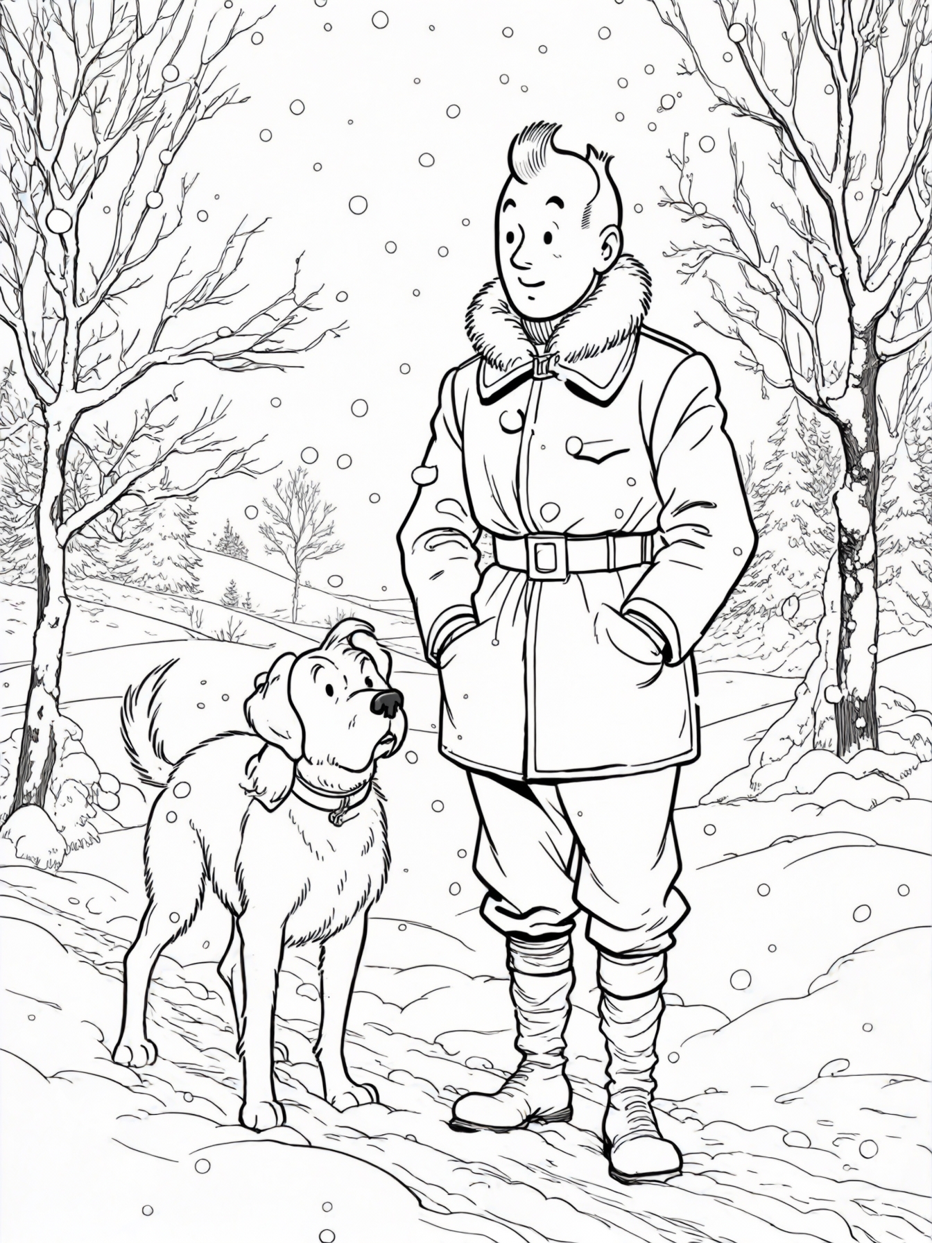 Tintin Adventures Coloring Pages - Cool Coloring Pages