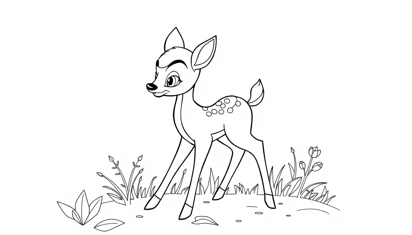 Bambi Coloring Pages - Cool Coloring Pages