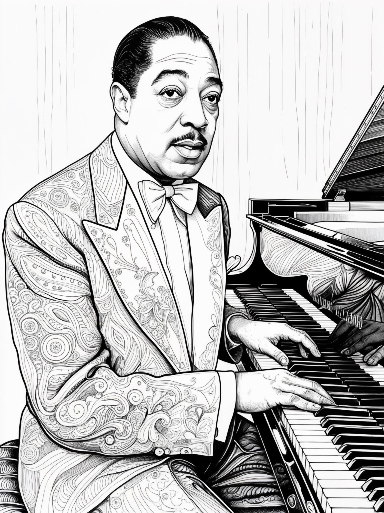 Jazz Musicians Coloring Pages - Cool Coloring Pages