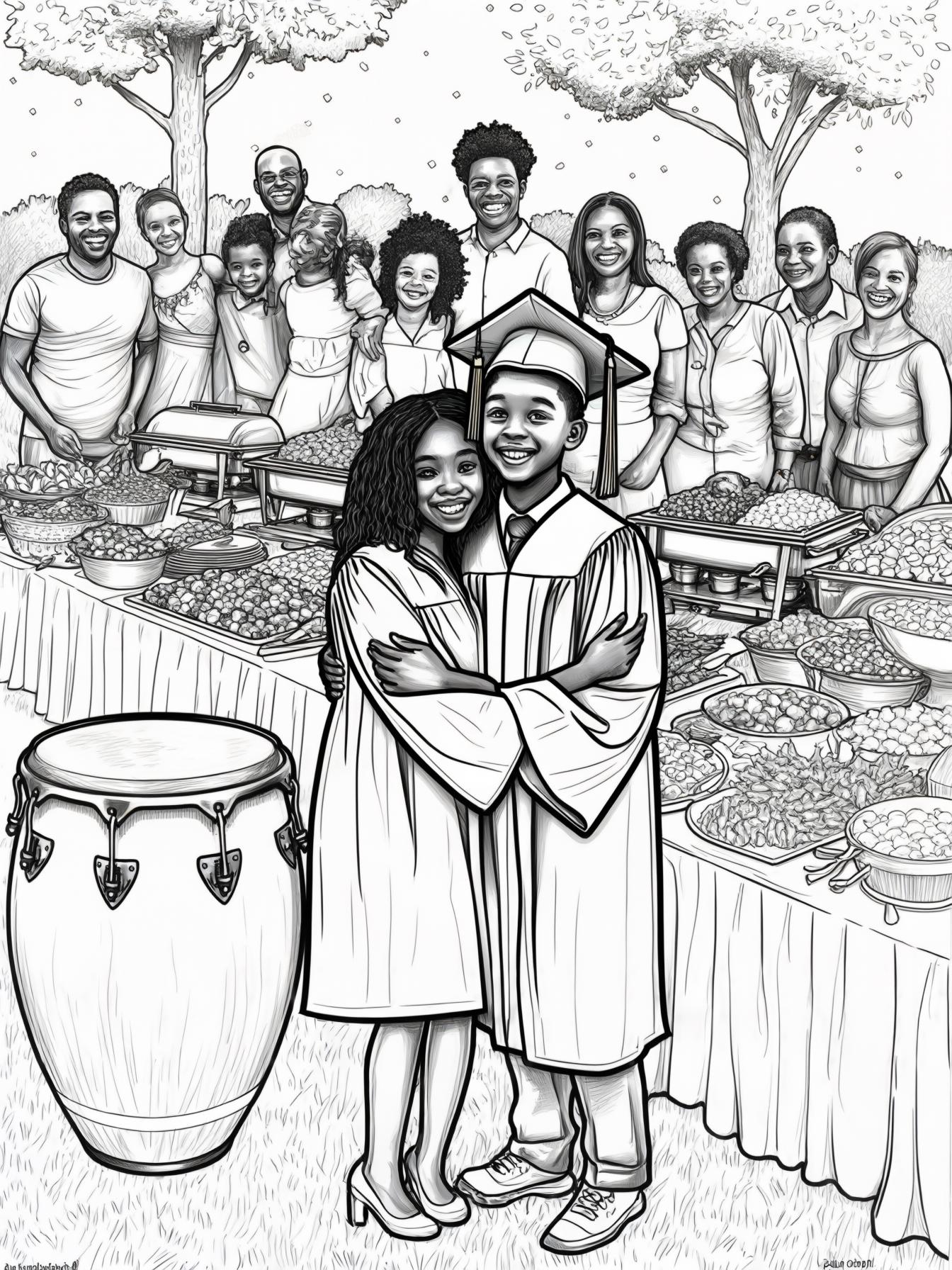 Graduation Celebrations Coloring Pages - Cool Coloring Pages