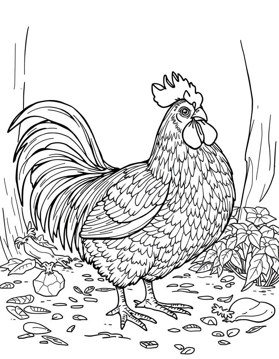 Interrupting Chicken Coloring Pages - Cool Coloring Pages