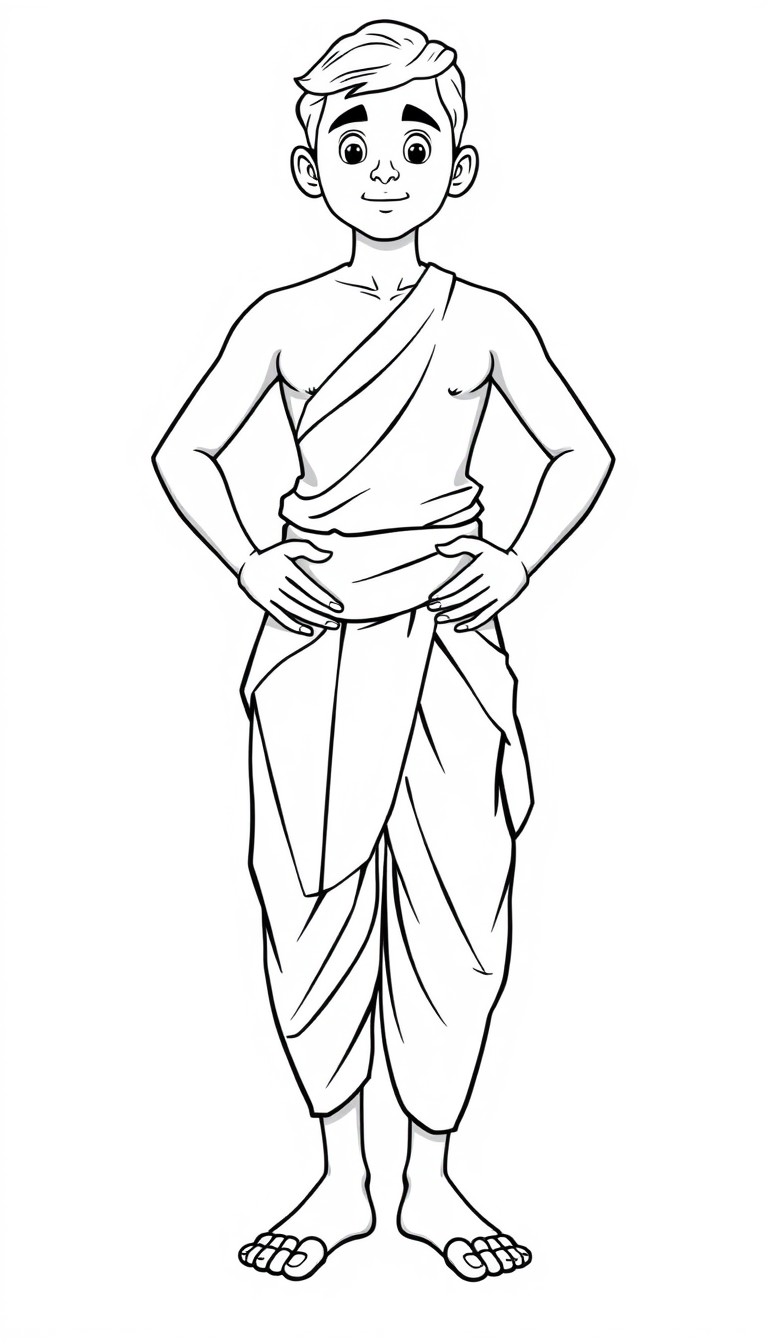 Traditional Clothing Coloring Pages - Cool Coloring Pages
