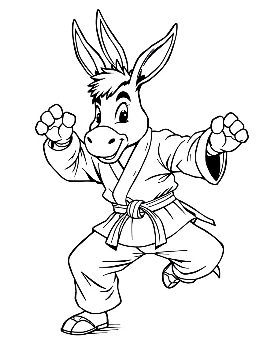 Karate Animals Coloring Pages - Cool Coloring Pages